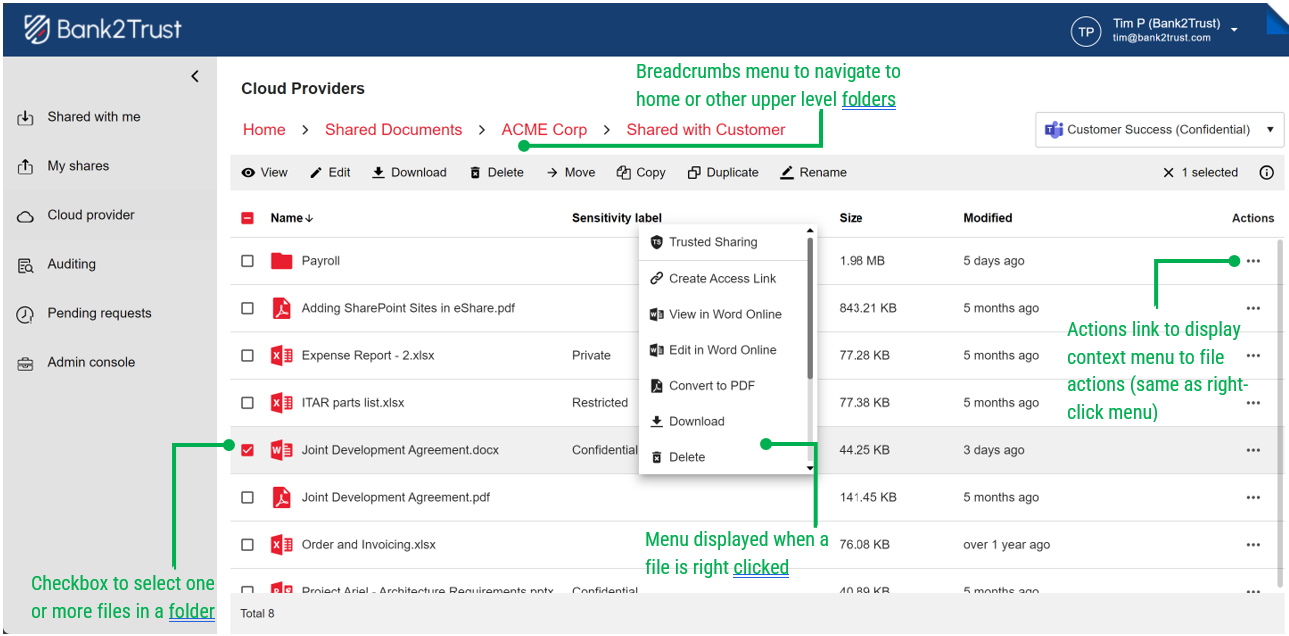 eShare Quick Start Guide – eShare Support