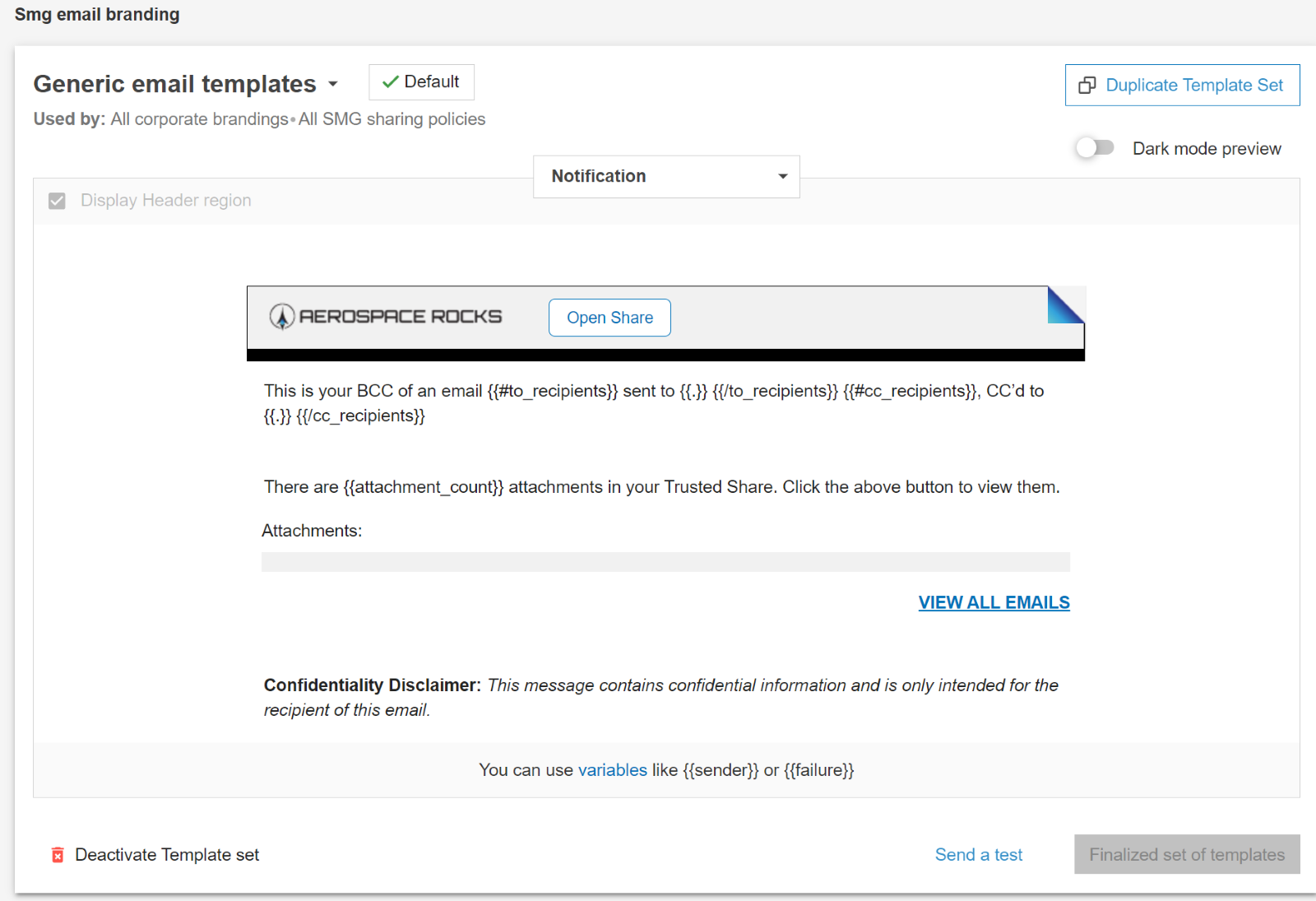 eShare Admin console overview – eShare Support