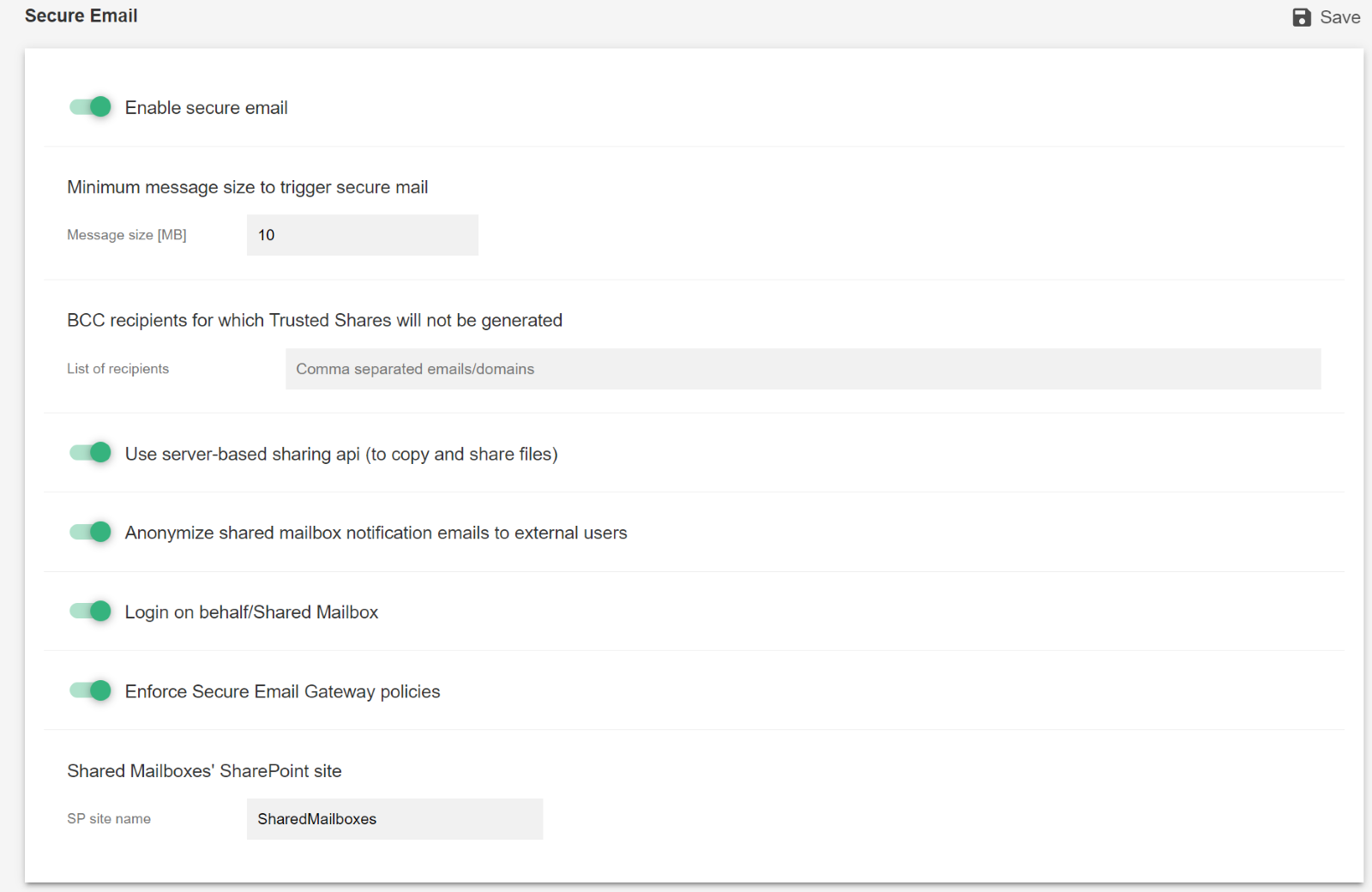 eShare Admin console overview – eShare Support