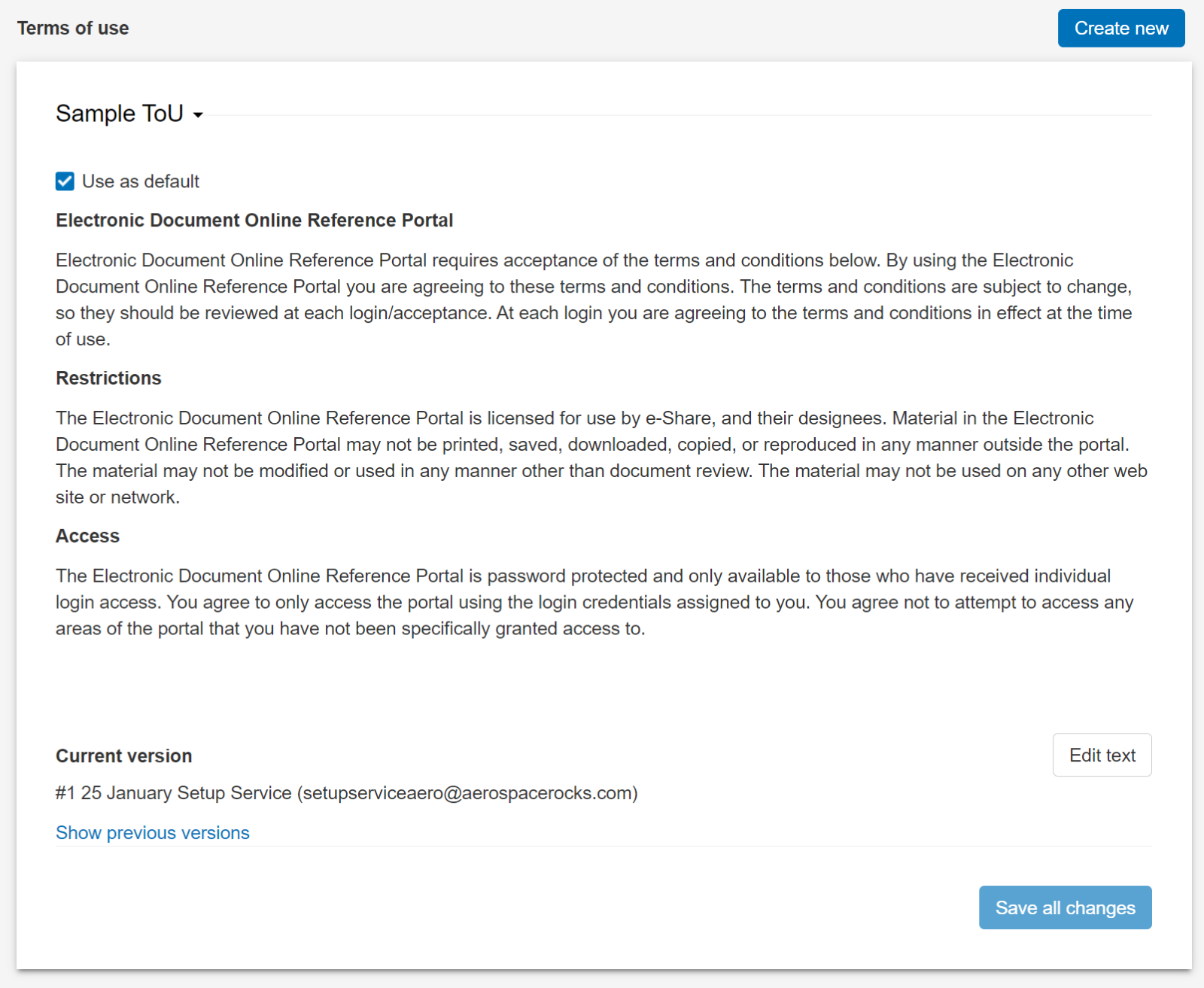 eShare Admin console overview – eShare Support
