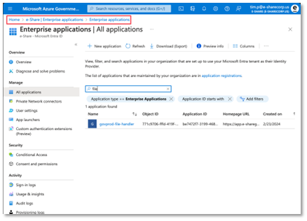 eShare M365 Trusted Sharing Action Menu App Installation Guide – eShare ...