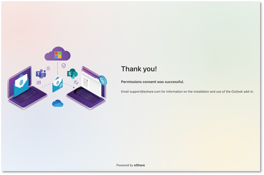 eSHARE Outlook Add-in Advanced App Installation Guide for Commercial ...